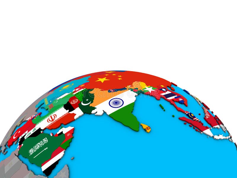 Flags Globe Asia Stock Illustrations – 1,811 Flags Globe Asia Stock ...