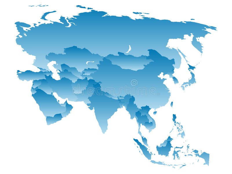 3d map of South-East Asia stock vector. Illustration of north - 13462511