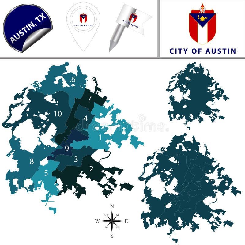 Austin Texas Icons Stock Illustrations – 47 Austin Texas Icons Stock ...