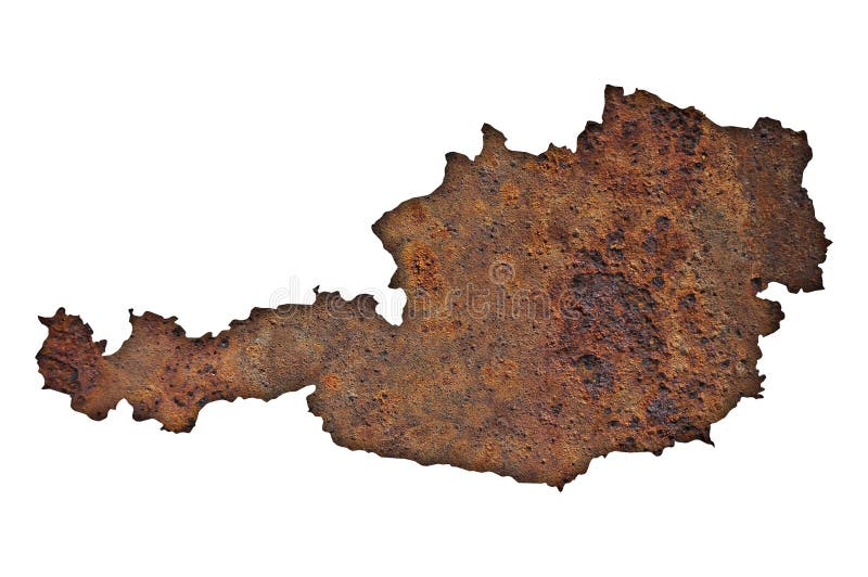 Map Austria Rusty Metal Stock Photos - Free & Royalty-Free Stock Photos ...