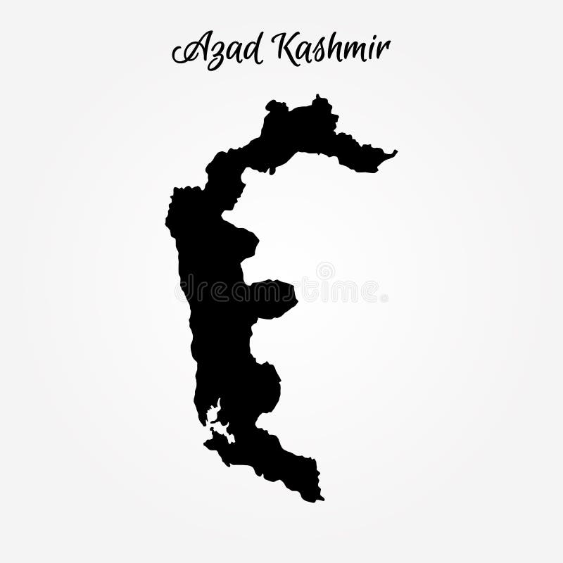 Map of Azad Kashmir stock illustration. Illustration of icon - 109468442
