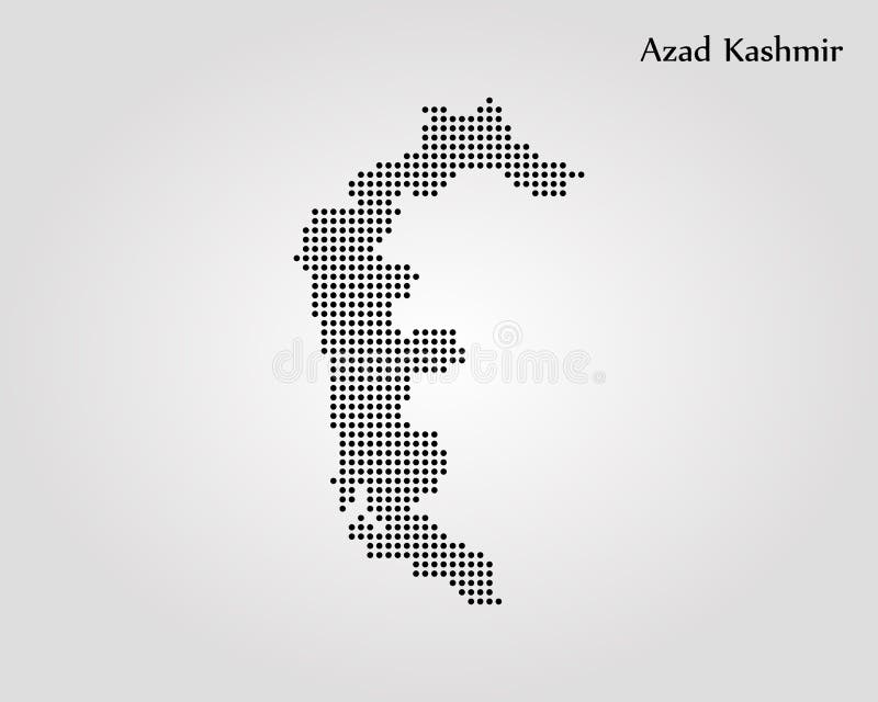 Map of Azad Kashmir. Vector Illustration. World Map Stock Illustration ...