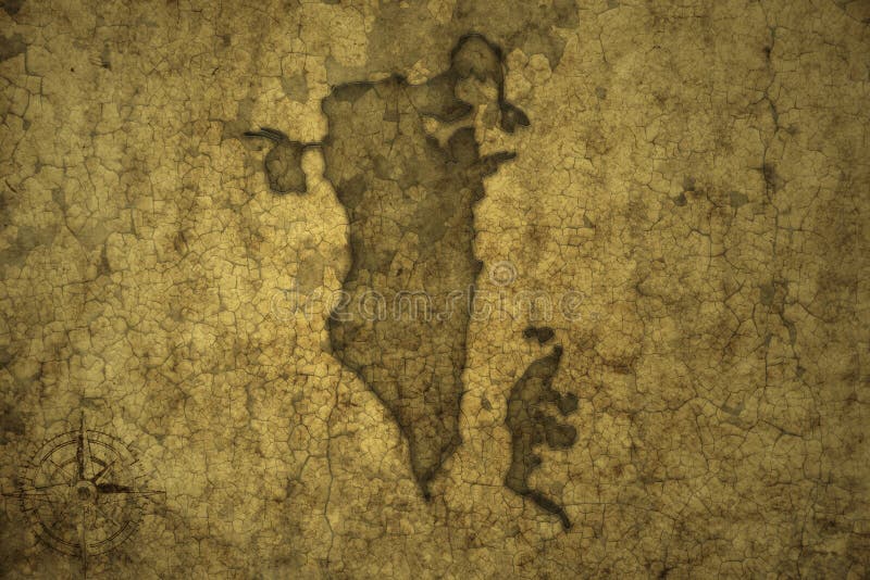 Map Bahrain Old Vintage Crack Paper Background Stock Photos - Free ...