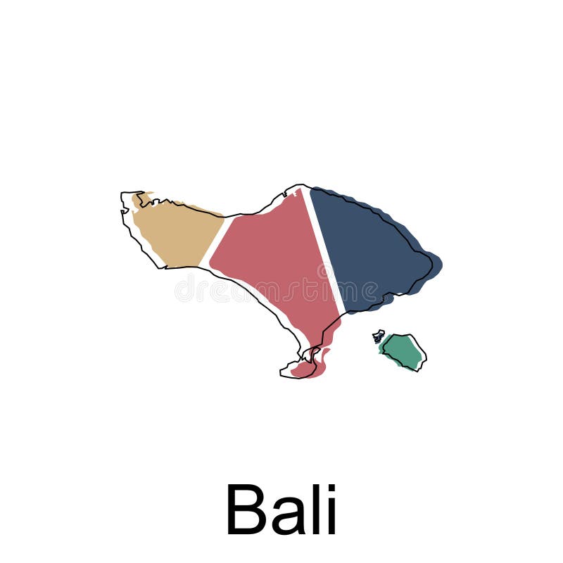Simple Map Bali Stock Illustrations – 132 Simple Map Bali Stock ...