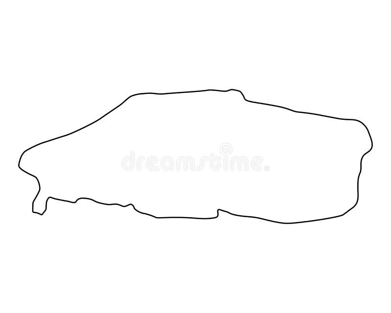 Map of Baltrum stock vector. Illustration of travel, vector - 84818142