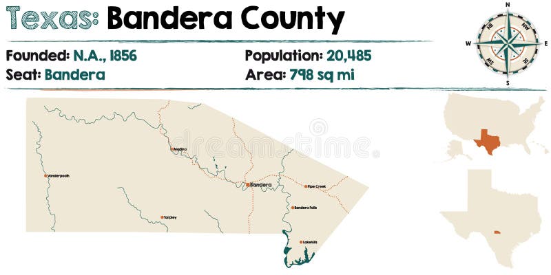 Bandera County, Texas Counties in Texas, United States of America,USA ...
