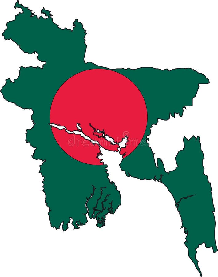 Map Bangladesh-Vector stock vector. Illustration of eastern - 3595974