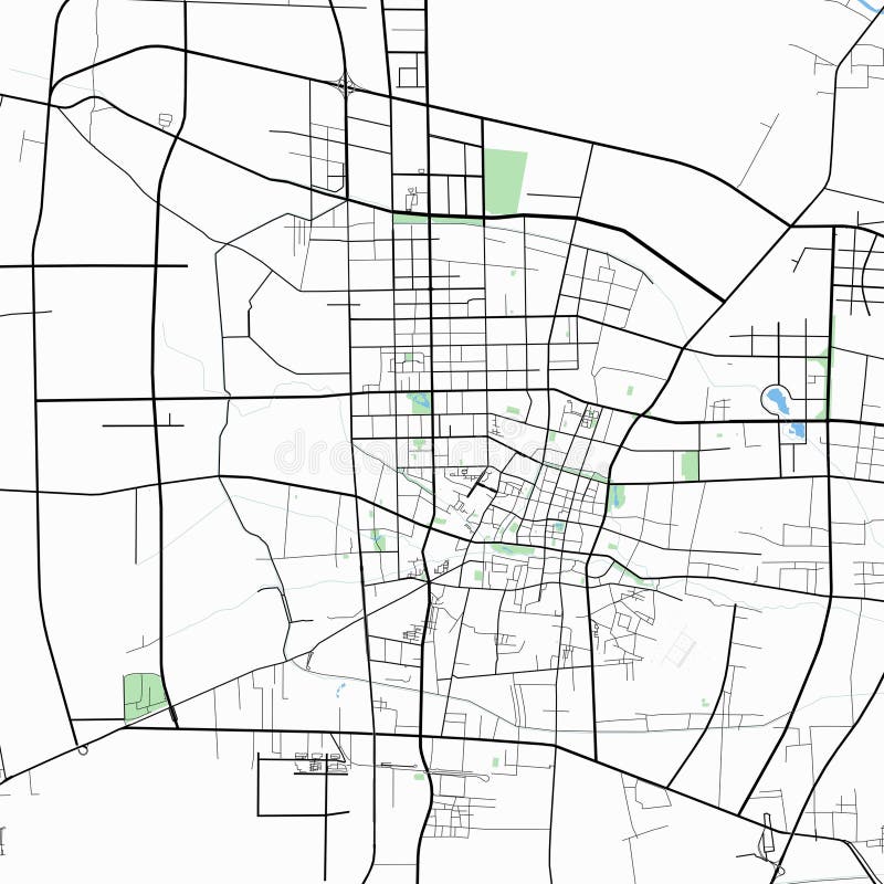 Map of Baoding city. stock illustration. Illustration of presentation ...