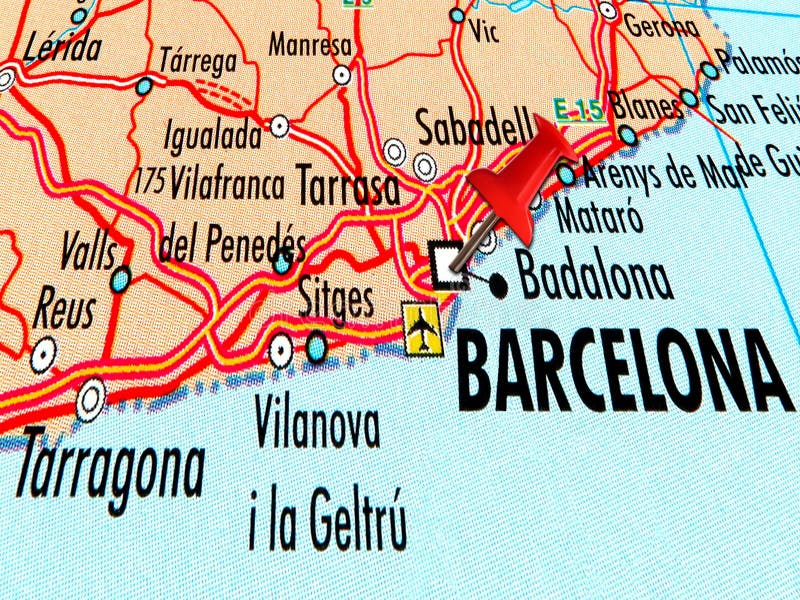 Barcelona International Airport Map Stock Photos - Free & Royalty-Free ...