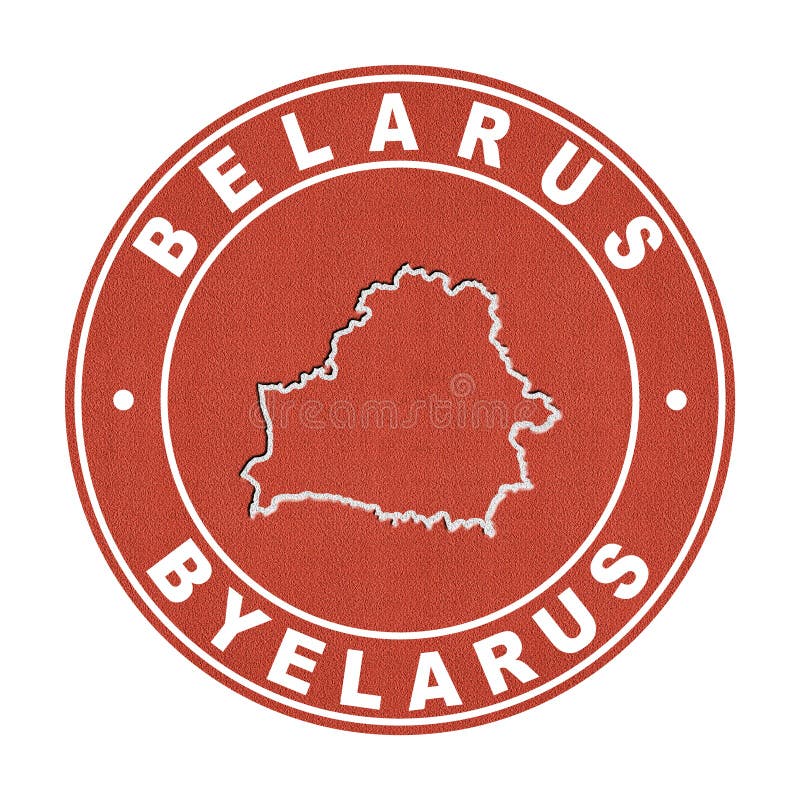 Map of Belarus Tennis Court Stock Illustration - Illustration of ...