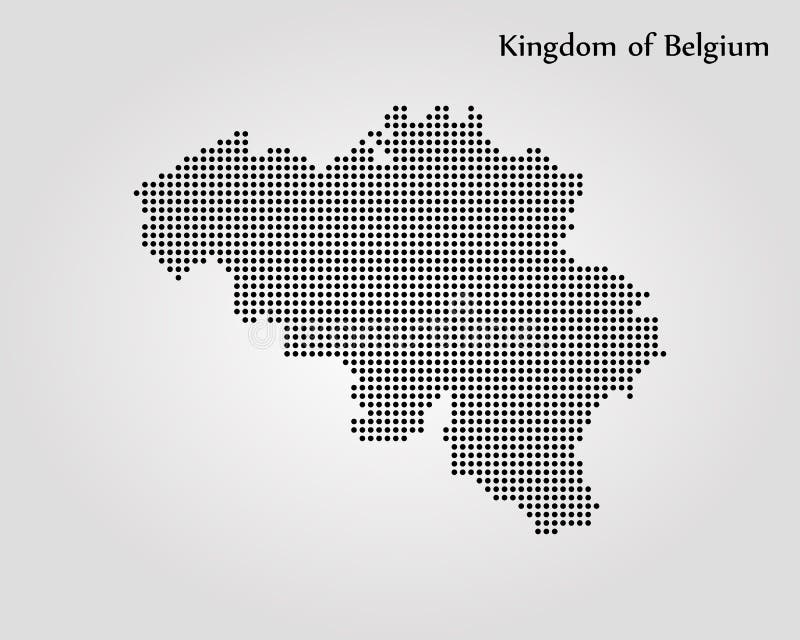 Map of Belgium. Vector Illustration. World Map Stock Illustration ...
