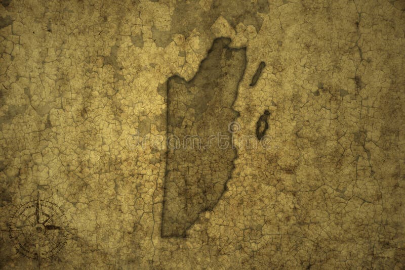 Map of Belize on a Old Vintage Crack Paper Background Stock Photo ...