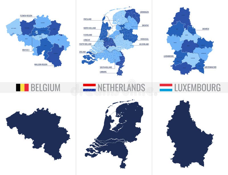 Benelux Map Flags Stock Illustrations – 70 Benelux Map Flags Stock ...