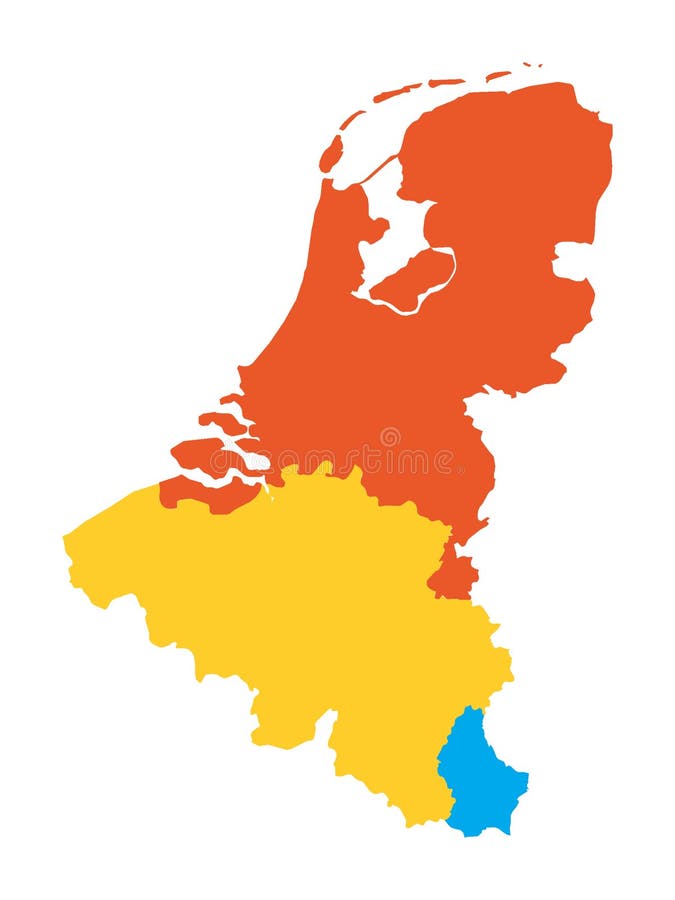 Vector Map Benelux Stock Illustrations – 492 Vector Map Benelux Stock ...