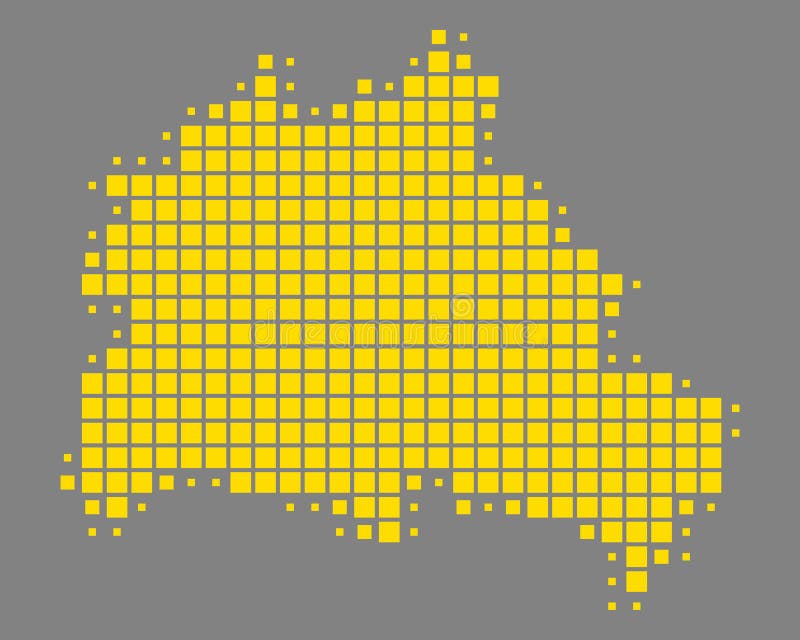 Map of Berlin stock vector. Illustration of geography - 118563412