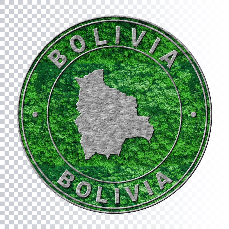 Map of Bolivia, Environment Concept, Co2 Emission Concept Stock ...