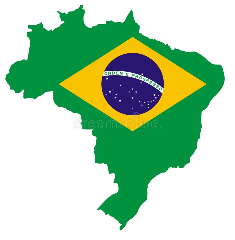 Map Flag Brazil Vector Stock Vector Illustration Of Brazil 4715149