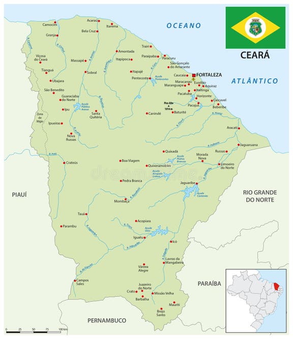 Brazilian State Ceara Stock Illustrations – 301 Brazilian State Ceara ...