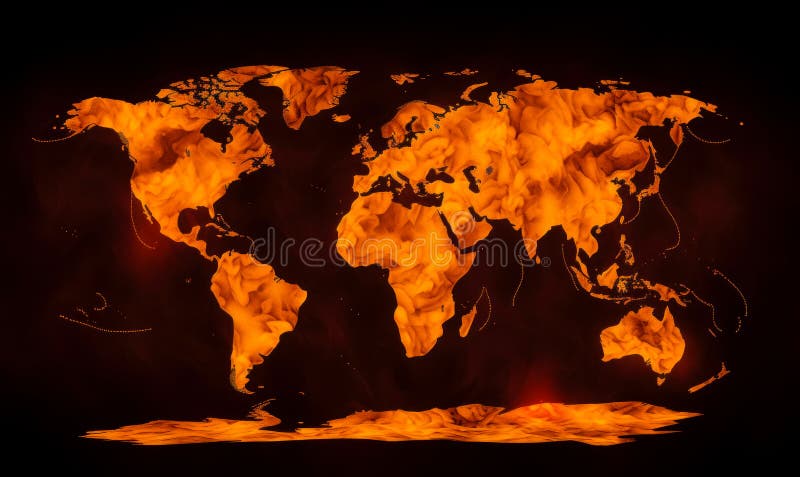 World Map Burning Stock Illustrations – 1,146 World Map Burning Stock ...