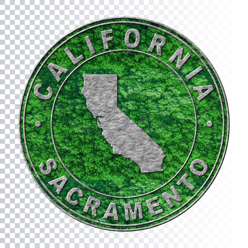 Map of California, Environment Concept, Co2 Emission Concept Stock ...