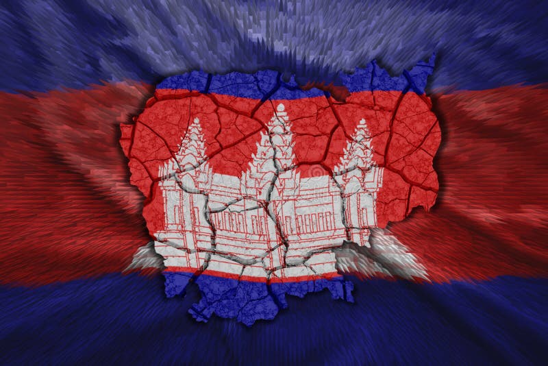 Cambodian Map stock illustration. Illustration of cambodia - 102930314