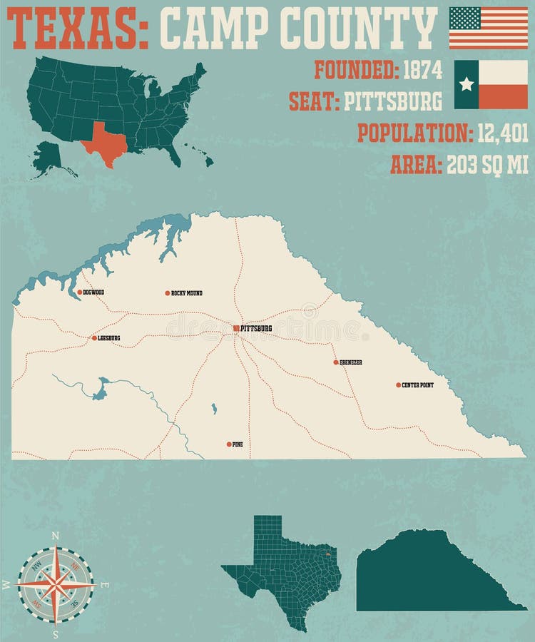 Camp County, Texas Counties in Texas, United States of America,USA, U.S ...