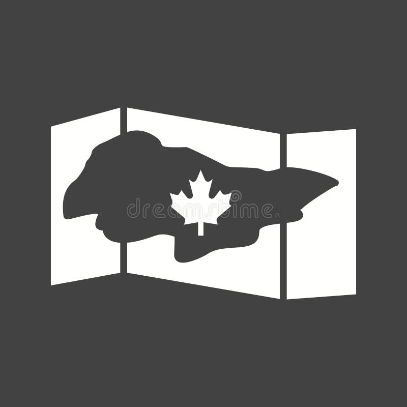 Map of Canada stock vector. Illustration of canada, travel - 89174766