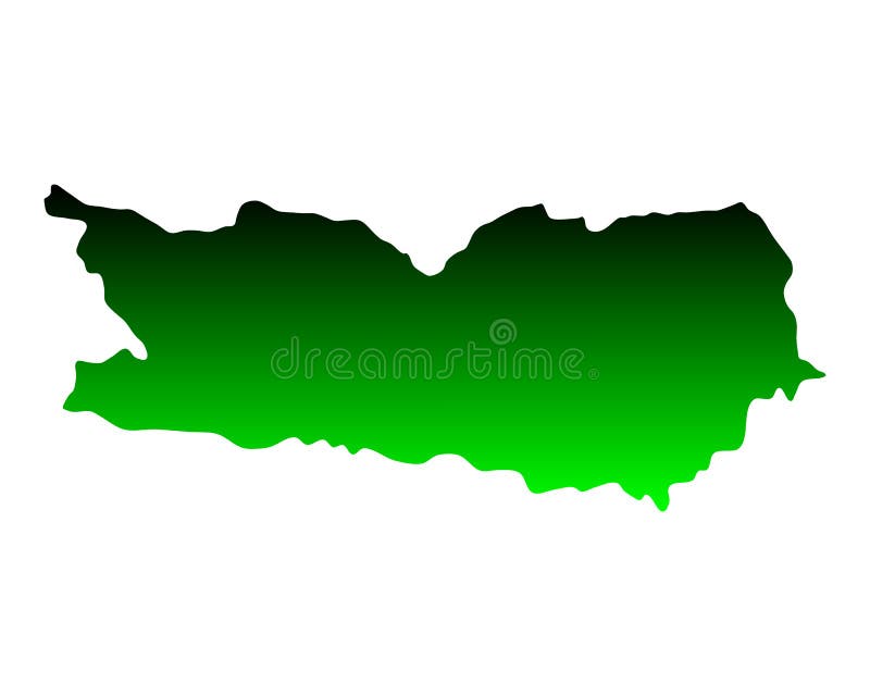 Map of Carinthia stock vector. Illustration of isolated - 91960579