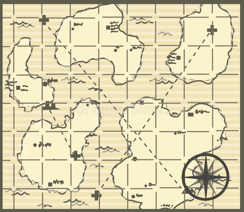 Map stock vector. Illustration of design, navigation - 84937532