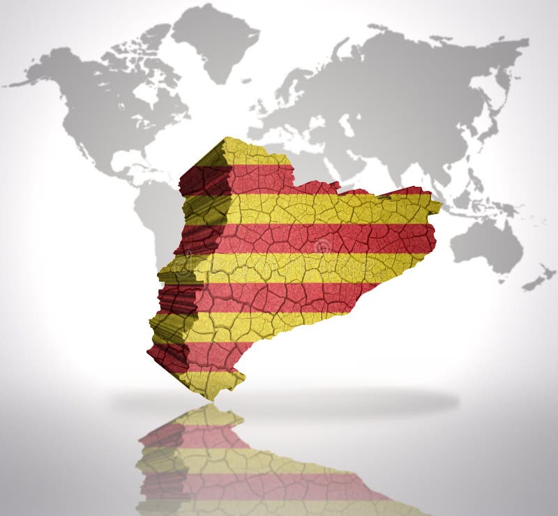 Catalonia Map World Stock Illustrations – 333 Catalonia Map World Stock ...