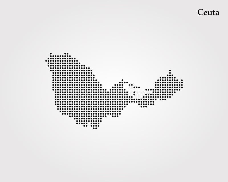 Map of Ceuta. Vector Illustration. World Map Stock Illustration ...