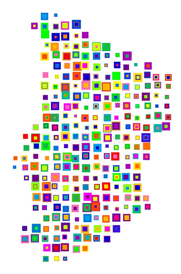 Abstract map of Chad stock vector. Illustration of africa - 320472285