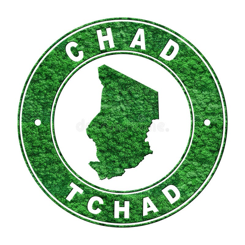 Map of Chad, CO2 Emission Concept Stock Illustration - Illustration of ...