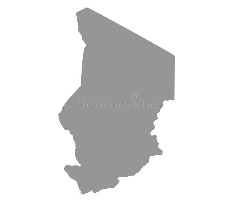 Map Chad Vector Background. Isolated Country Texture Stock Vector ...