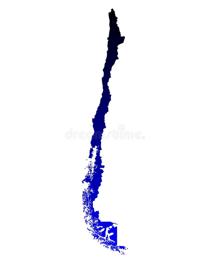 Map of Chile stock vector. Illustration of geography - 93958238
