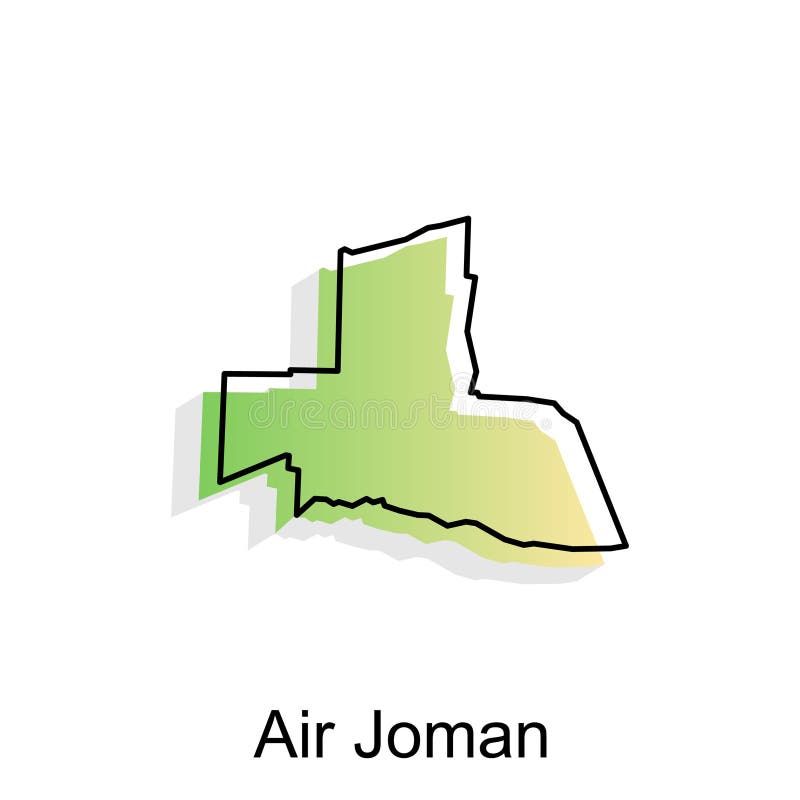 Map City of Air Joman Logo Vector Design. Abstract, Designs Concept ...
