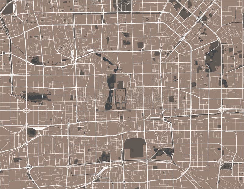 Beijing Road Map Stock Illustrations – 108 Beijing Road Map Stock ...