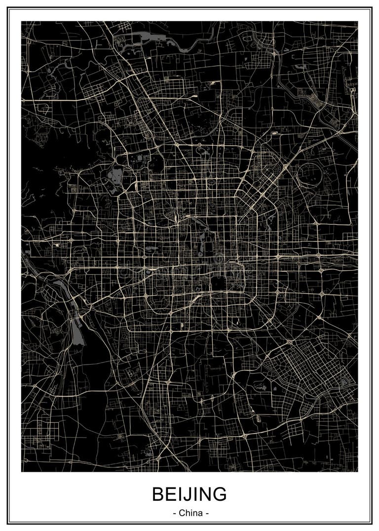 Beijing Simple Map China Stock Photos - Free & Royalty-Free Stock ...