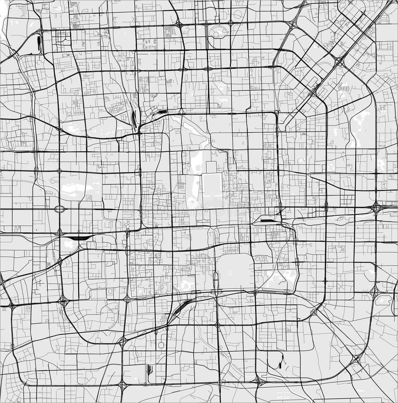 Beijing Road Map Stock Illustrations – 108 Beijing Road Map Stock ...