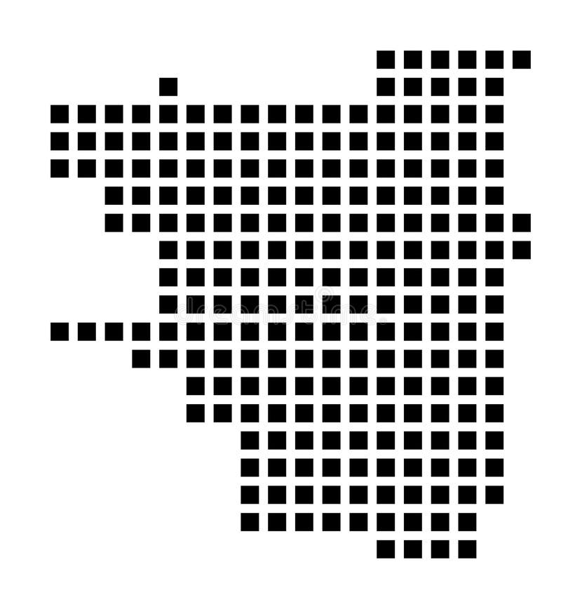 Map of the City Boca Raton (Florida) Stock Illustration - Illustration ...