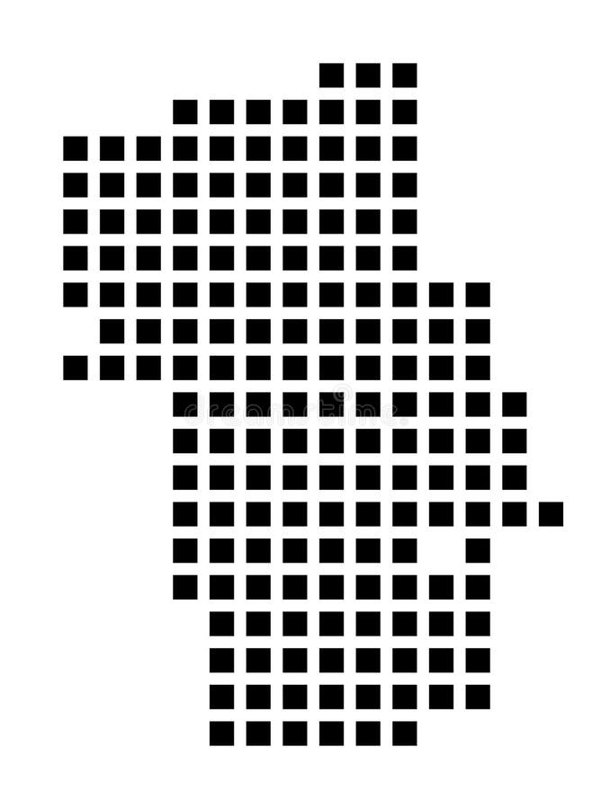 Map of the City Bothell (Washington) Stock Illustration - Illustration ...