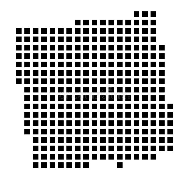 Map of the City Bristol (Connecticut) Stock Illustration - Illustration ...