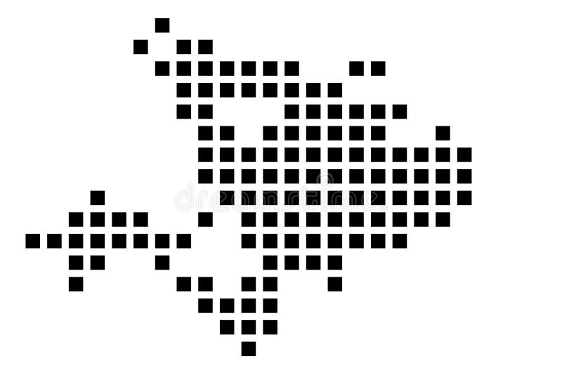 Map of the City Bryan (Texas) Stock Illustration - Illustration of topo ...