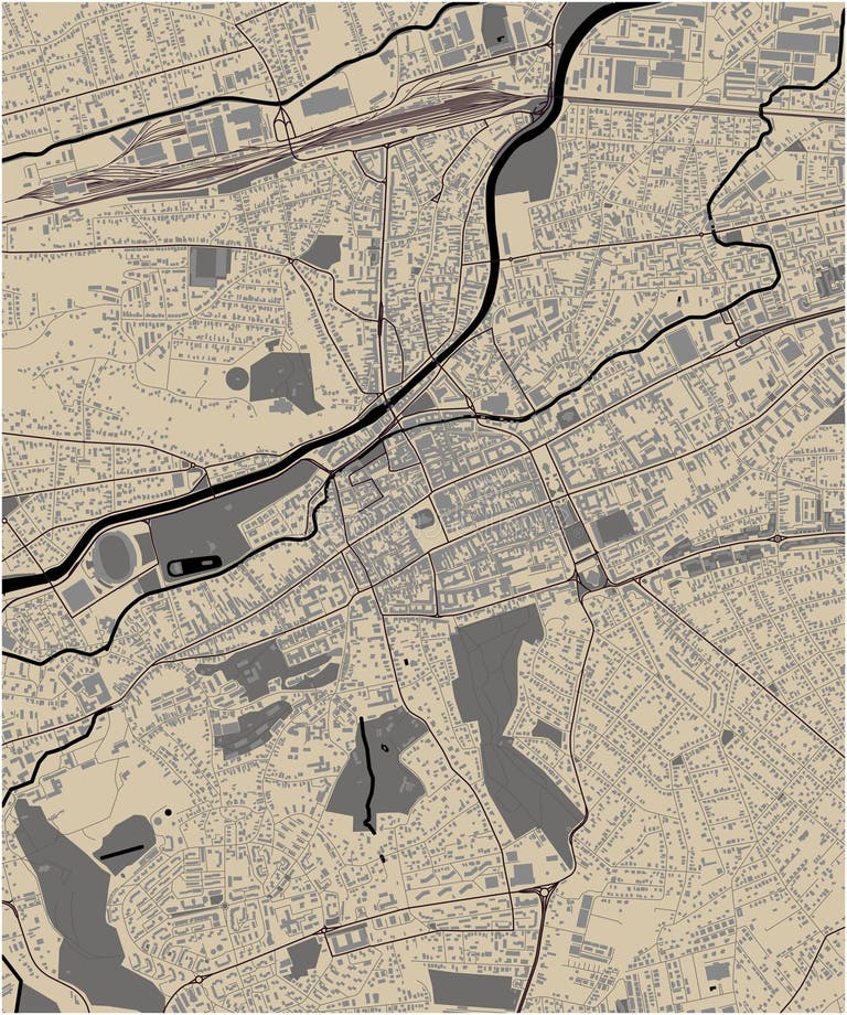 Map City Cluj Napoca Romania Stock Illustrations – 47 Map City Cluj ...