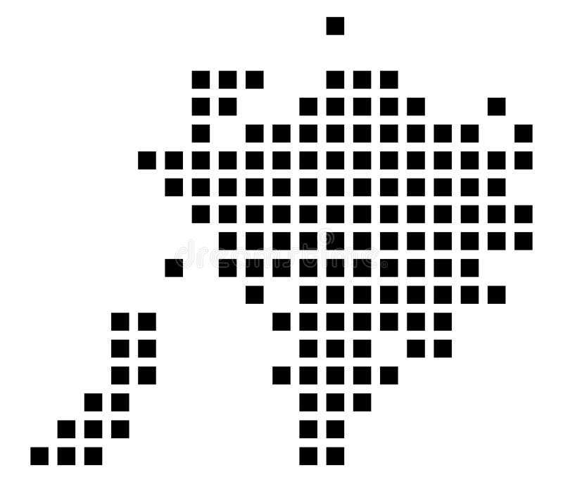 Map of the City Conway (Arkansas) Stock Illustration - Illustration of ...