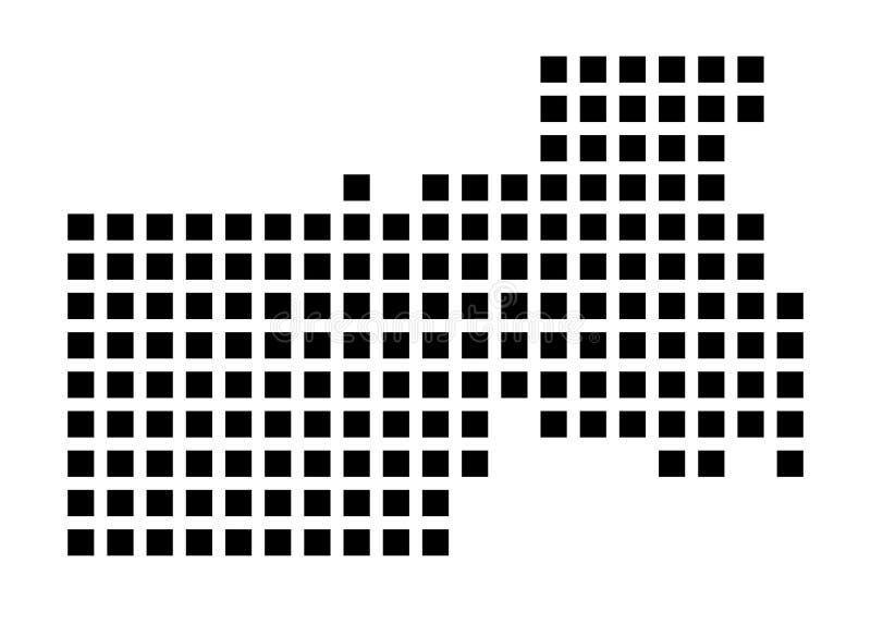 Map of the City Dearborn (Michigan) Stock Illustration - Illustration ...