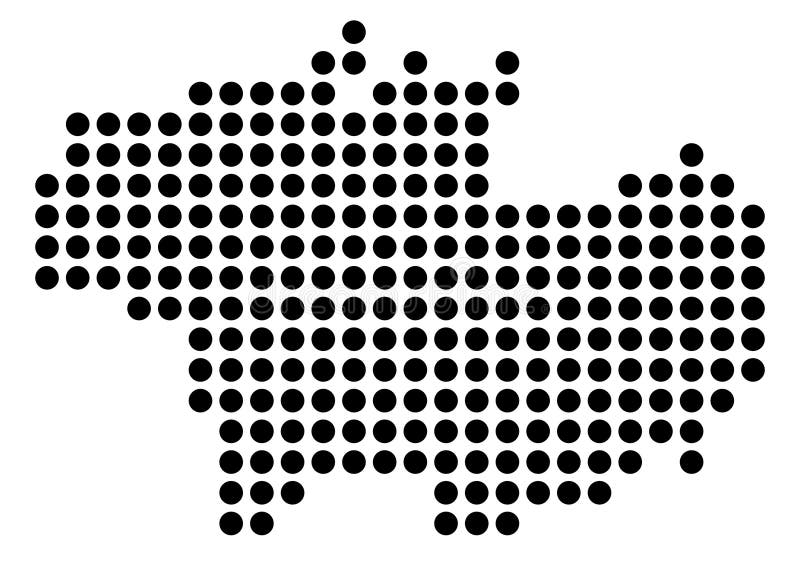 Map of the City Debrecen (Hungary) Stock Illustration - Illustration of ...