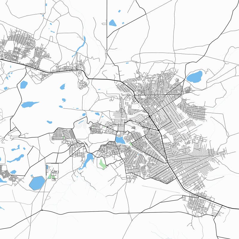 Map of the City of Kolvezi. Stock Illustration - Illustration of text ...