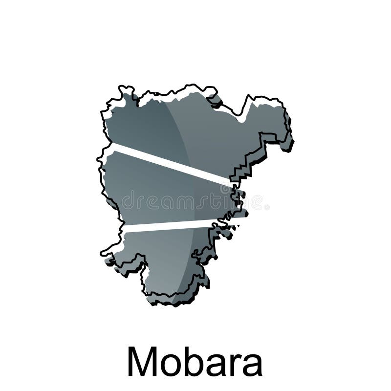 Map City of Mobara Design, High Detailed Vector Map - Japan Vector ...