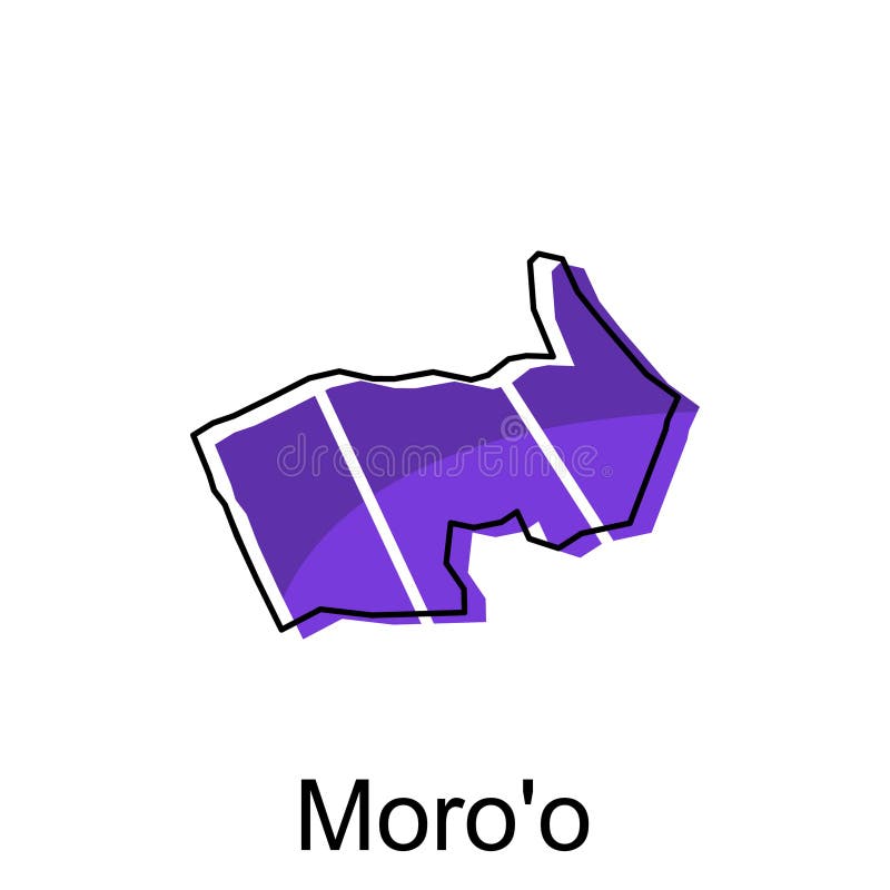 Map City of Moro O Vector Design. Abstract, Designs Concept, Logo ...
